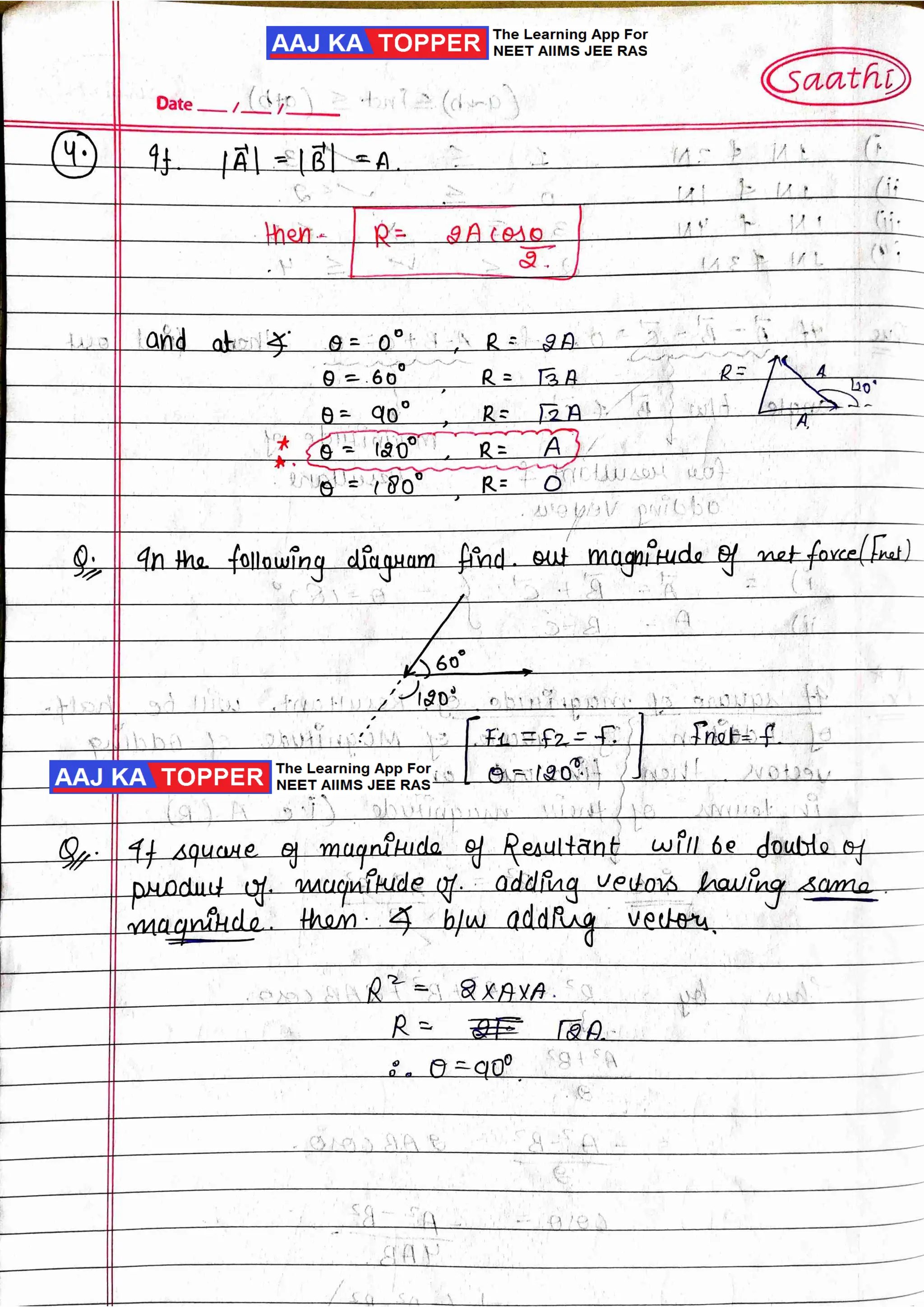 Vector Notes For English Medium Handwritten Pdf