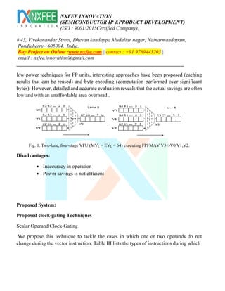 Vector processing aware advanced clock-gating techniques for low-power ...