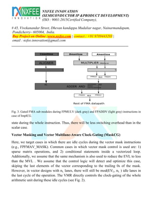 Vector processing aware advanced clock-gating techniques for low-power fused multiply-add | PDF