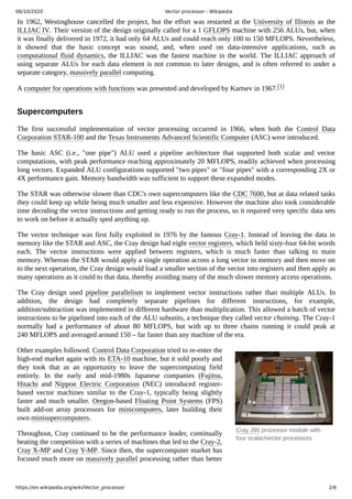 Vector processor : Notes | PDF