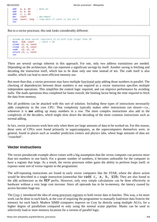 Vector processor : Notes | PDF