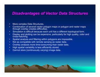 ADVANTAGES OF RASTER AND VECTOR DISADVANTAGES OF RASTER AND VECTOR DATA | PDF