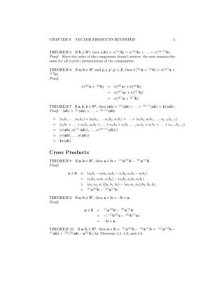 Vector Products Revisited: A New and Efficient Method of Proving Vector ...
