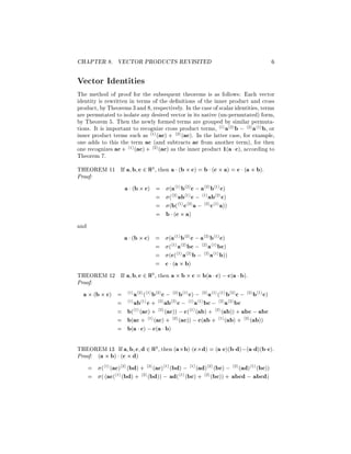 Vector Products Revisited: A New and Efficient Method of Proving Vector ...