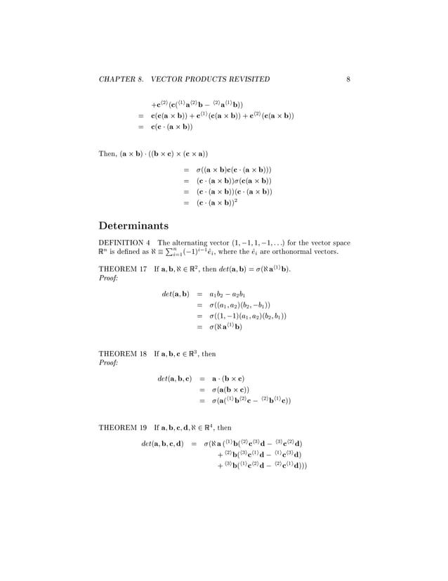 Vector Products Revisited: A New and Efficient Method of Proving Vector ...