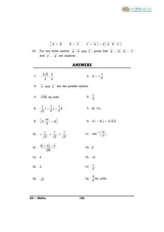 Vectors | PDF
