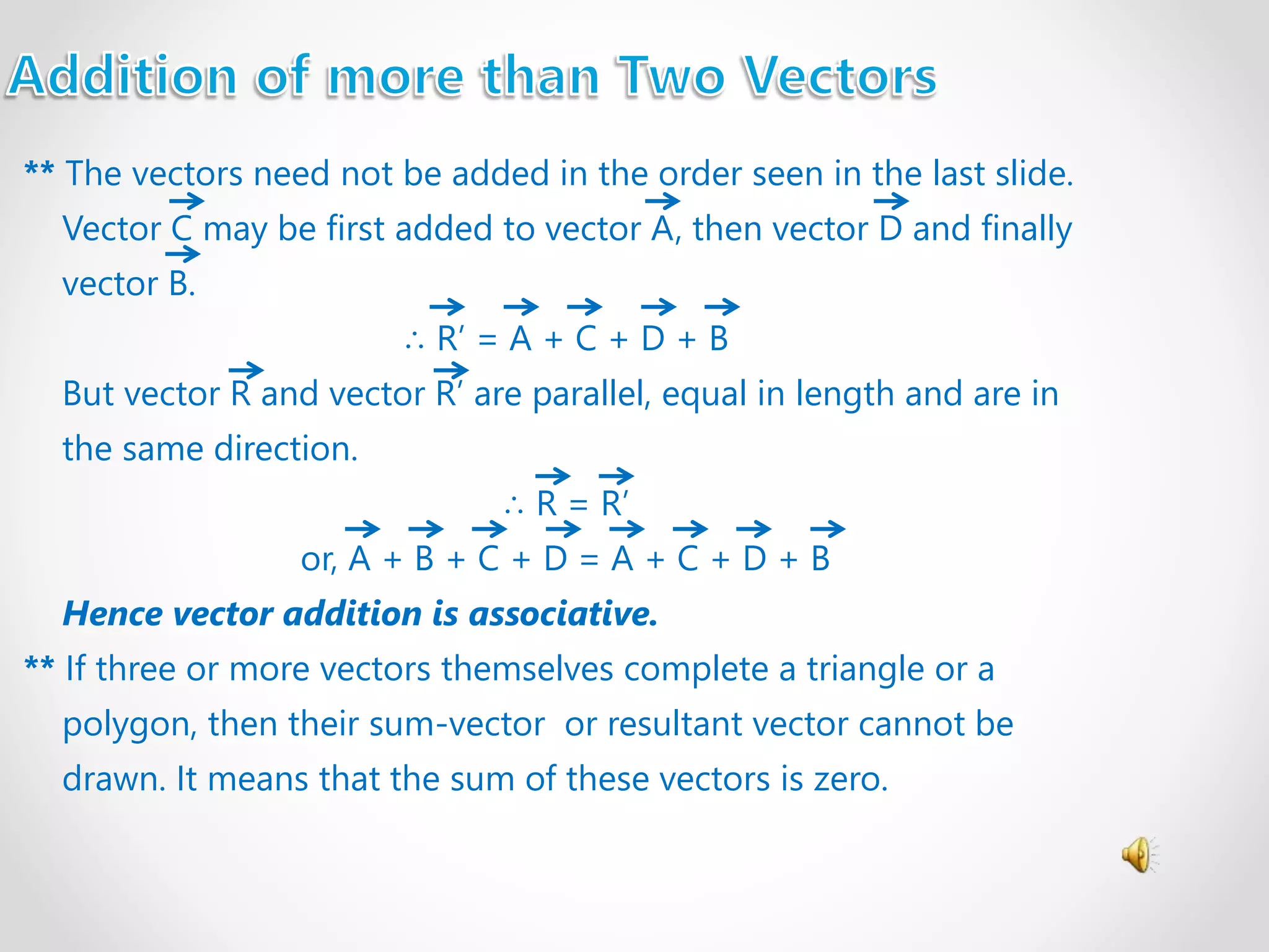 Vectors - A Basic Study | PPSX