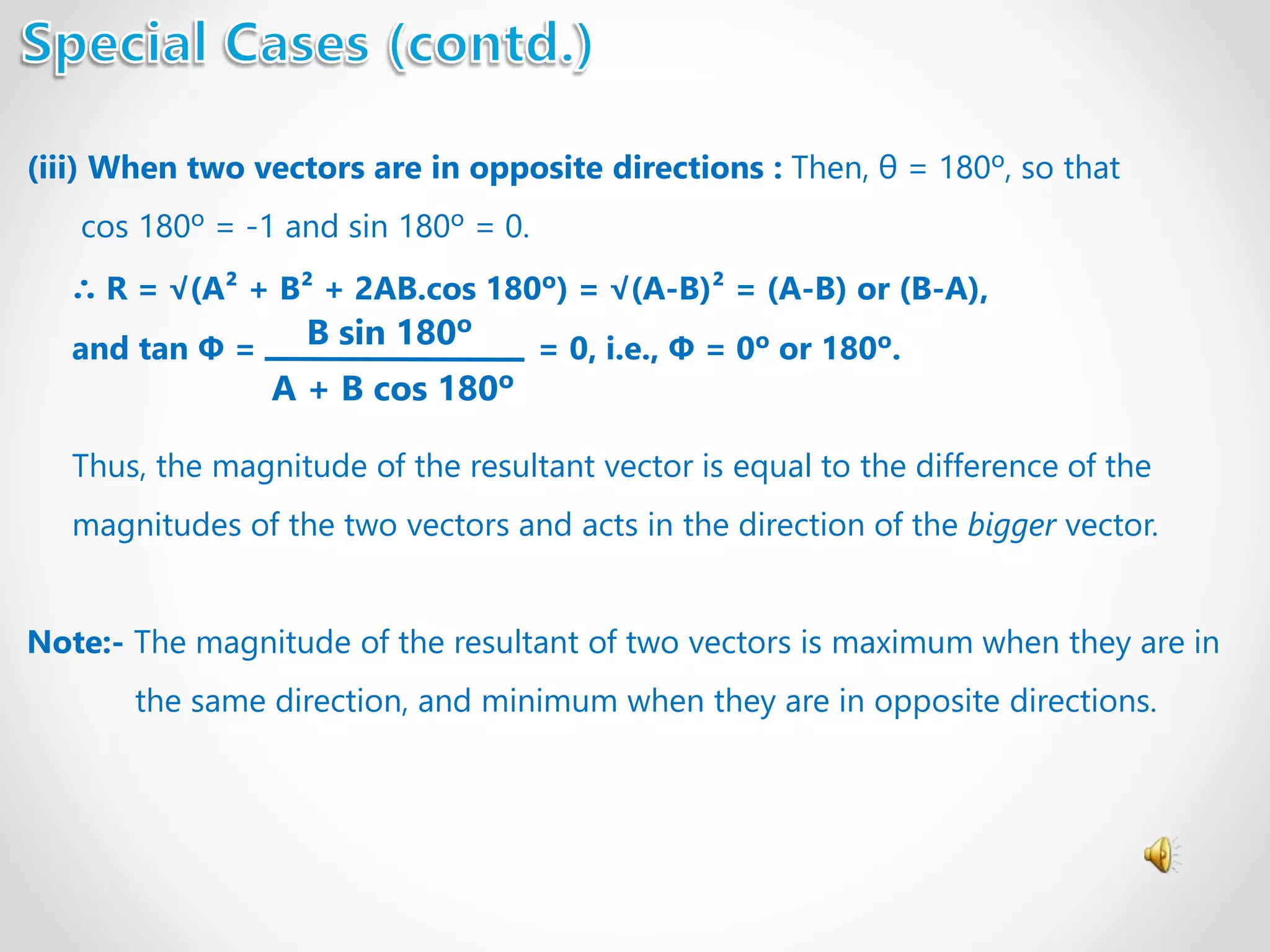 Vectors - A Basic Study | PPSX