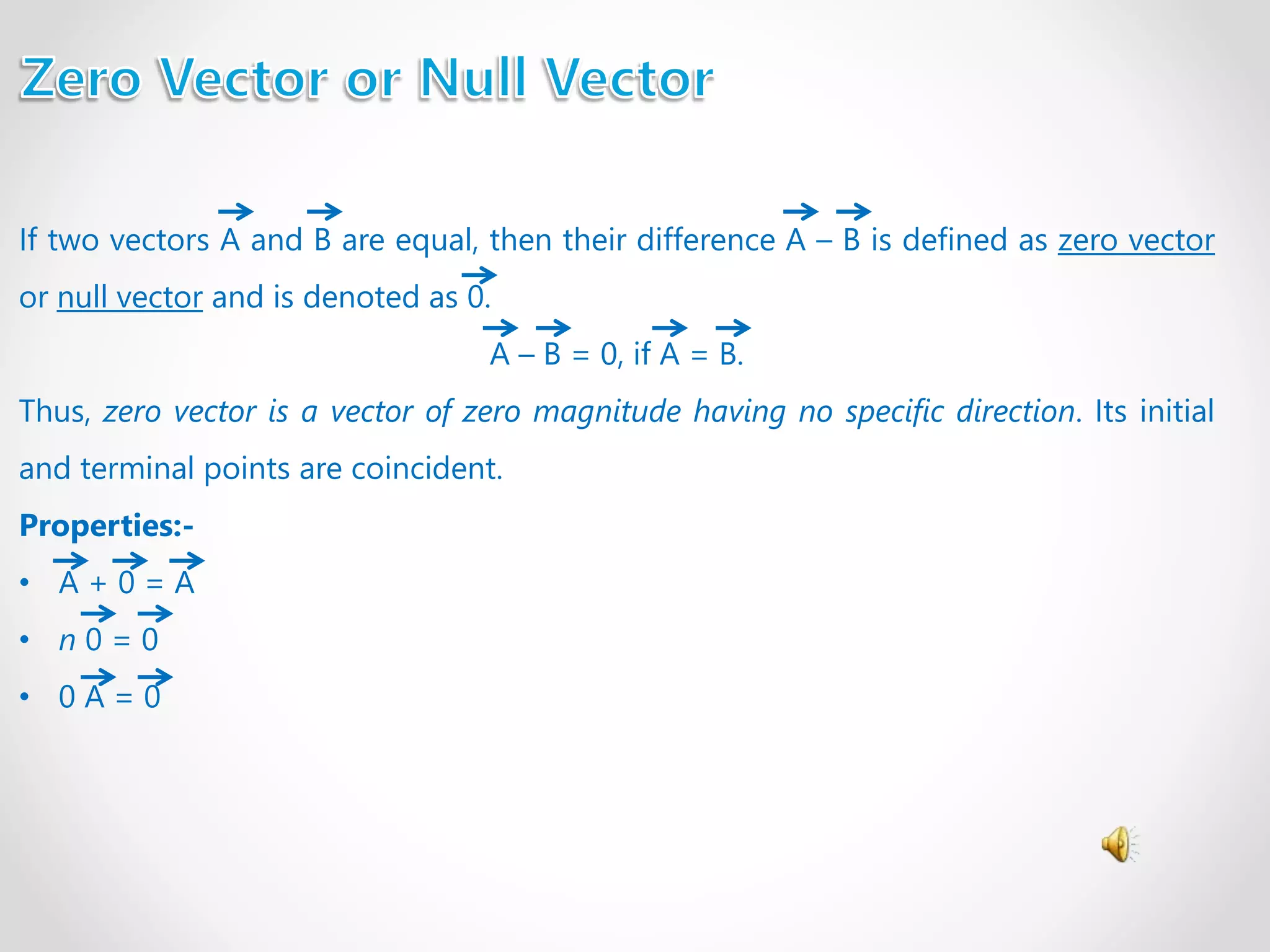 Vectors - A Basic Study | PPSX