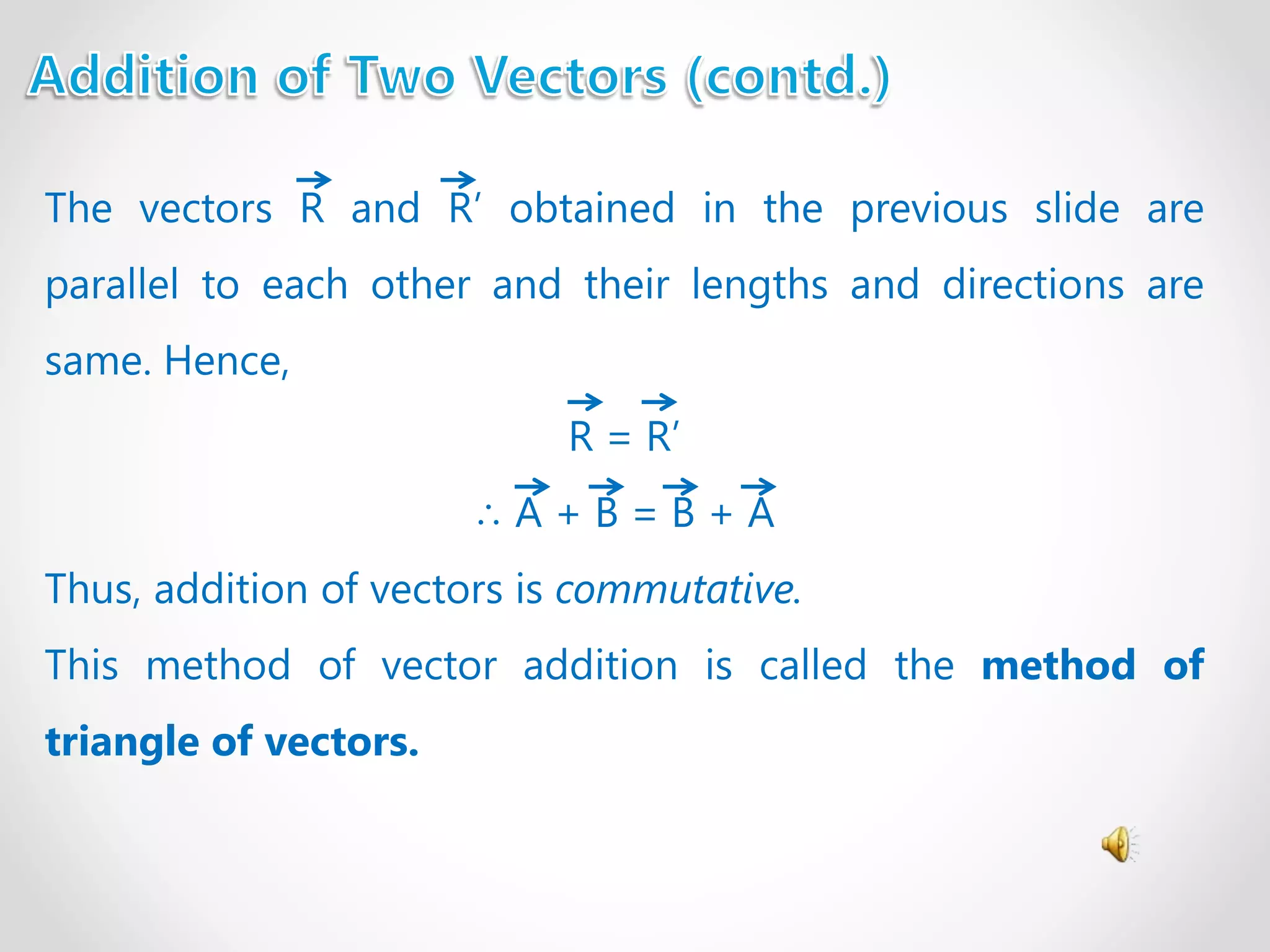 Vectors - A Basic Study | PPSX