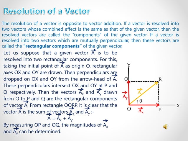 Vectors - A Basic Study | PPSX