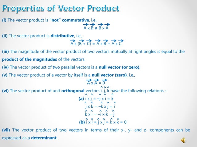 Vectors - A Basic Study | PPSX