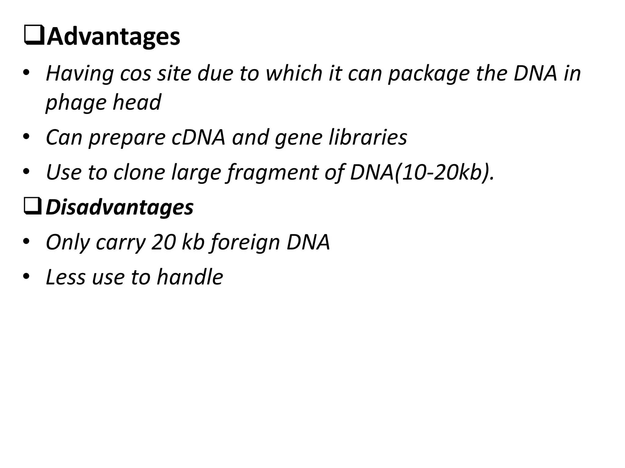 Vectors in Recombenant DNA technology | PPTX