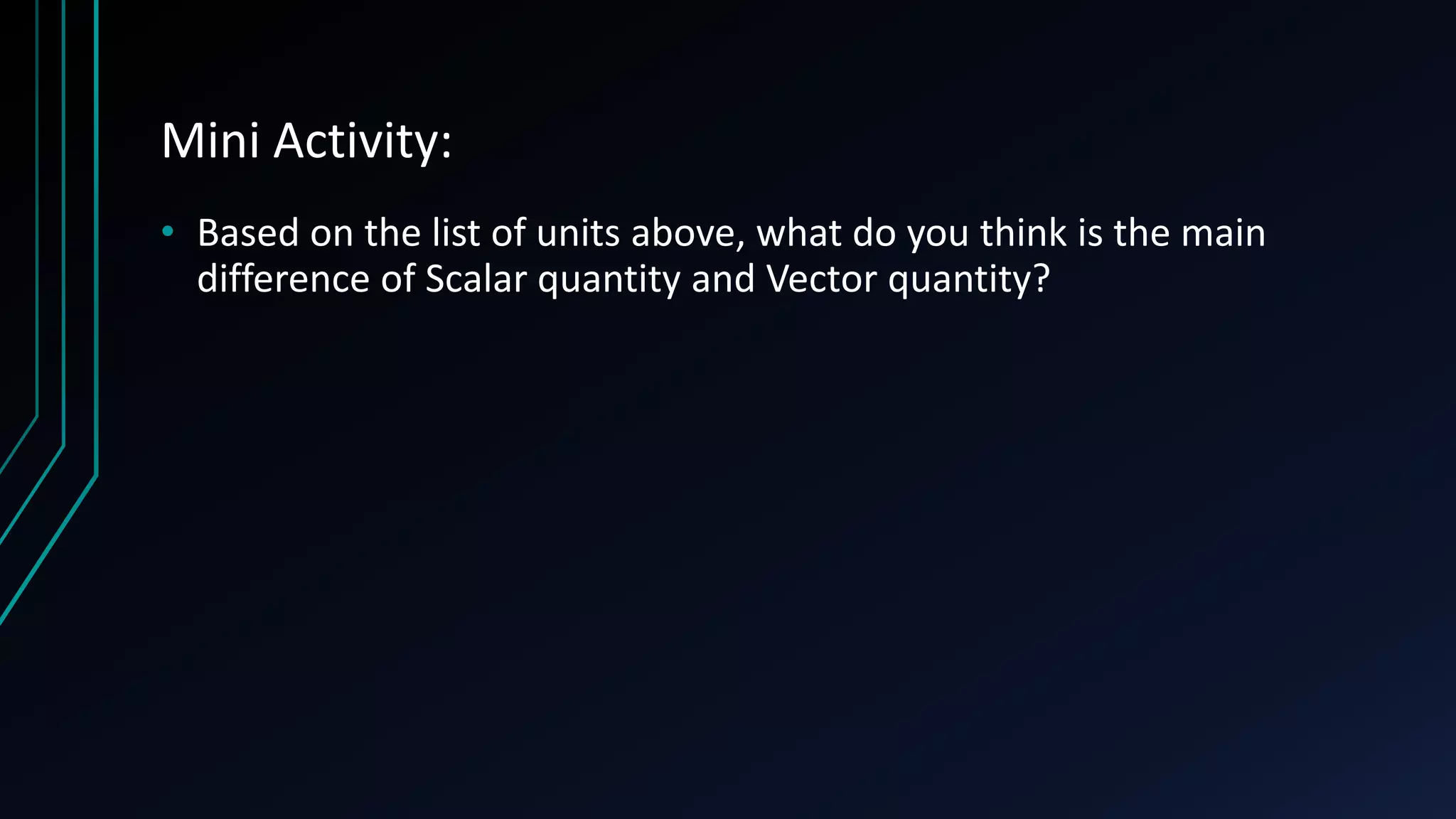 Lesson 2: Vectors | PPTX