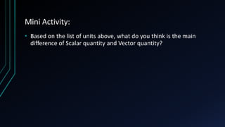 Lesson 2: Vectors | PPTX