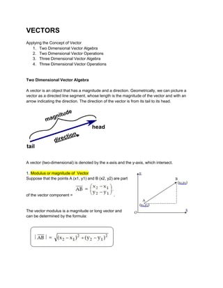 Vectors | PDF
