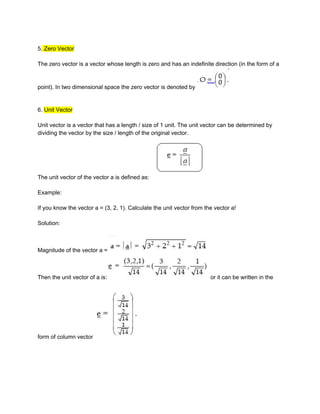 Vectors | PDF