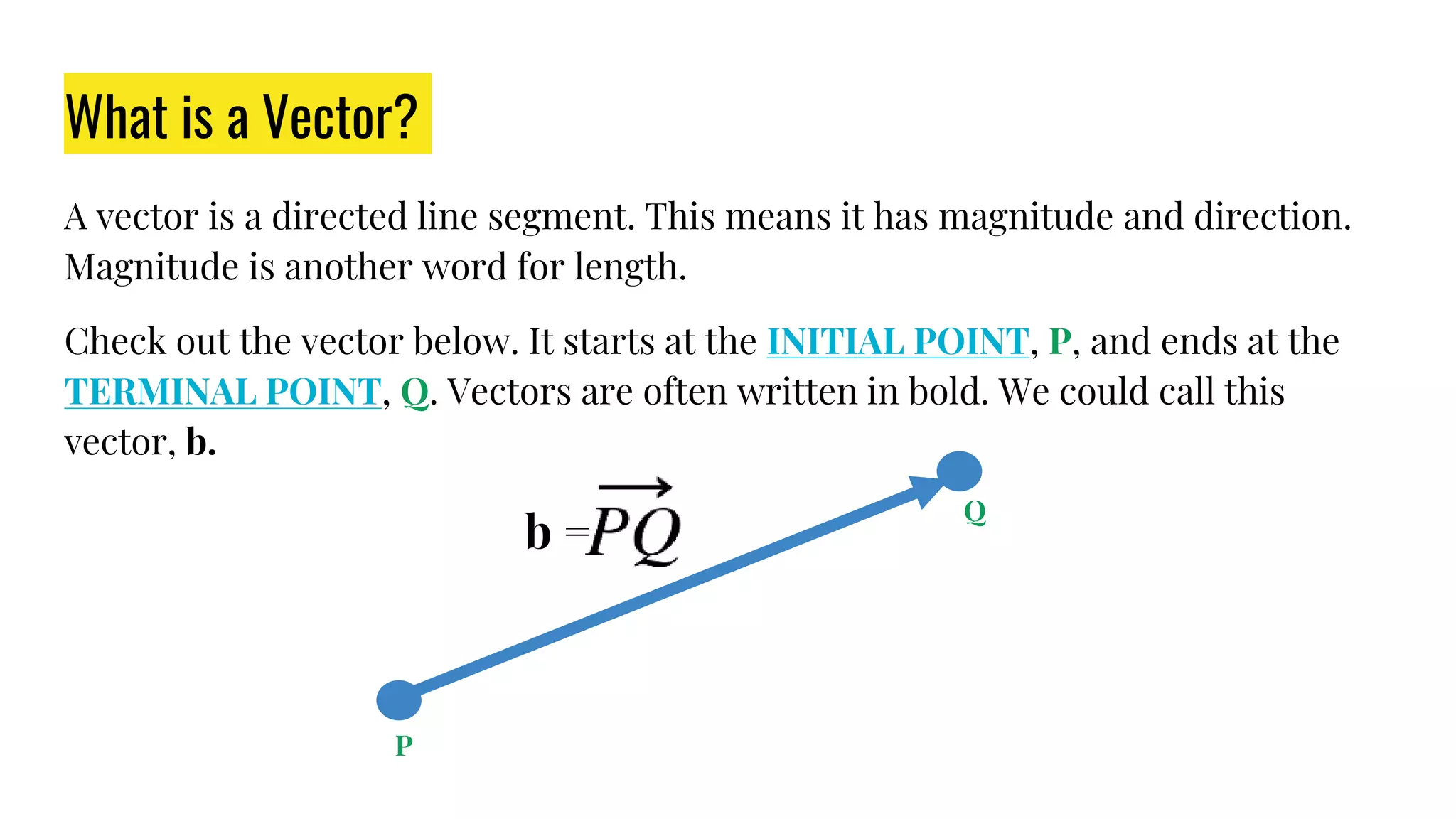 Vectors | PPTX