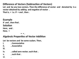 Vectors of Bachelors of computer science | PPTX