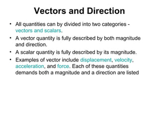 Vectors motion and forces in two dimensions | PPT