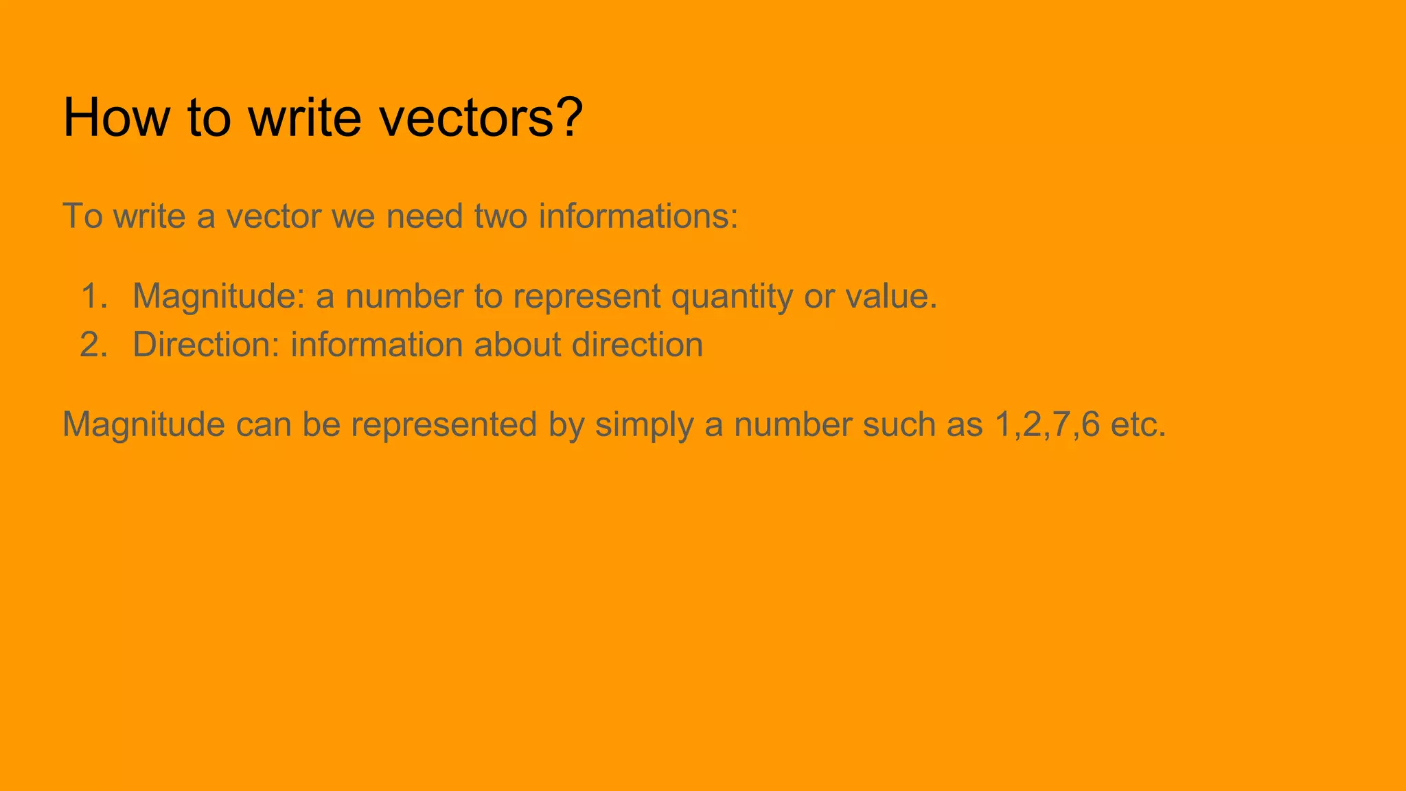 Vectors - part 1 concept | PPT