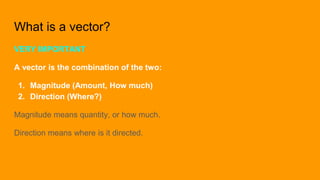 Vectors - part 1 concept | PPTX | Physics | Science