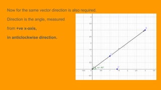 Vectors - part 1 concept | PPTX | Physics | Science