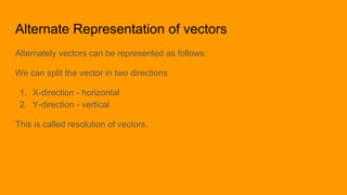 Vectors - part 1 concept | PPTX | Physics | Science