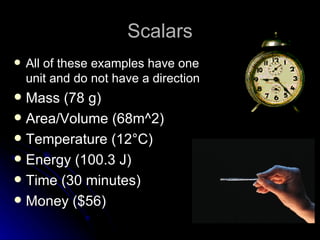Vectors Scalars 1 | PPT