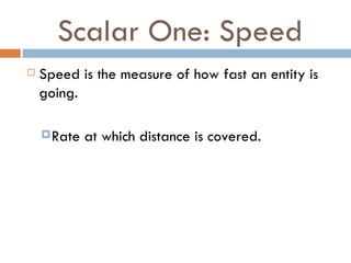 Vectors & Scalars 2 | PPT