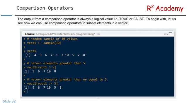 R Programming: Introduction to Vectors | PDF