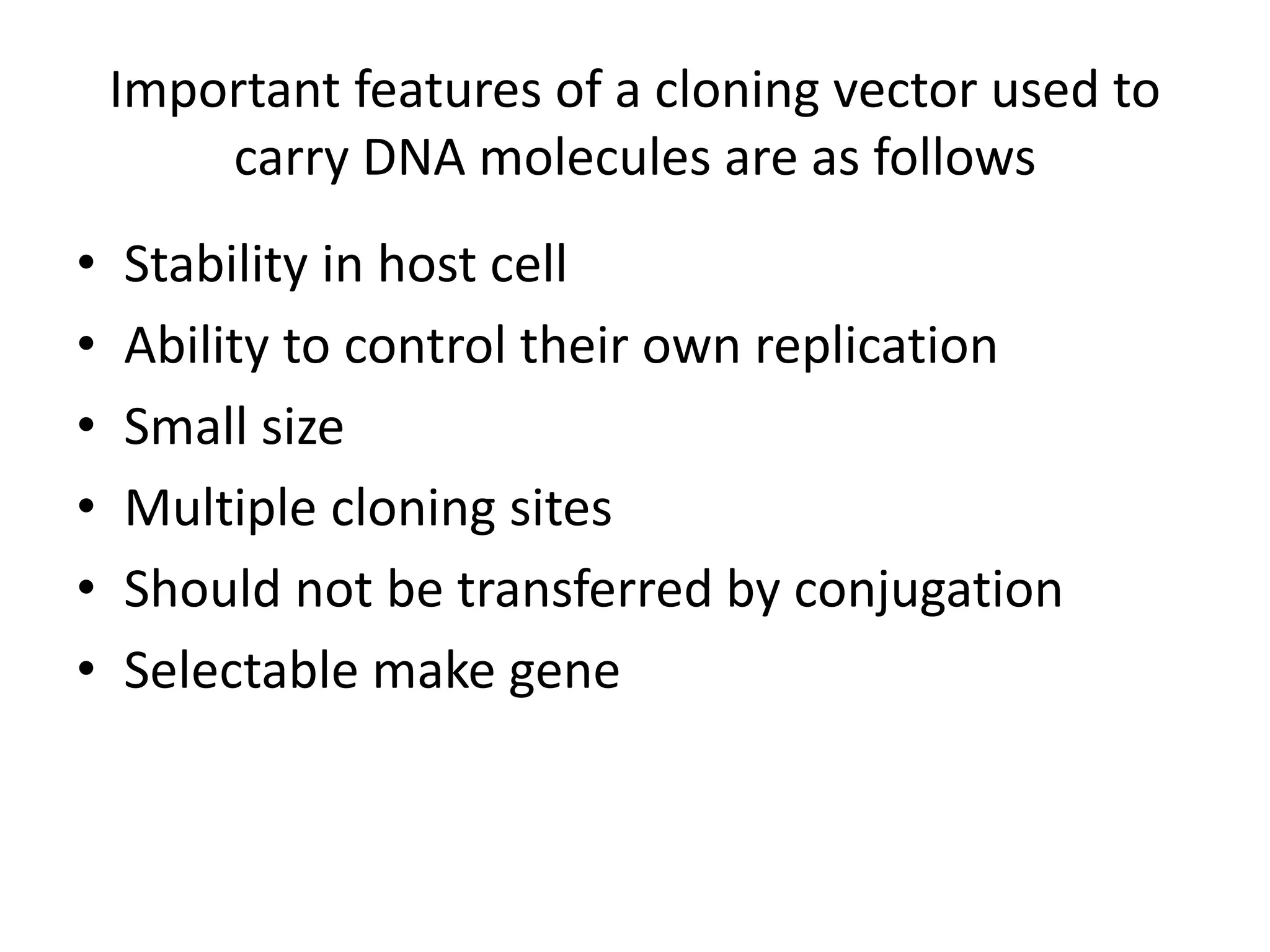 Vectors in recombinant dna technology pBR322 | PPTX