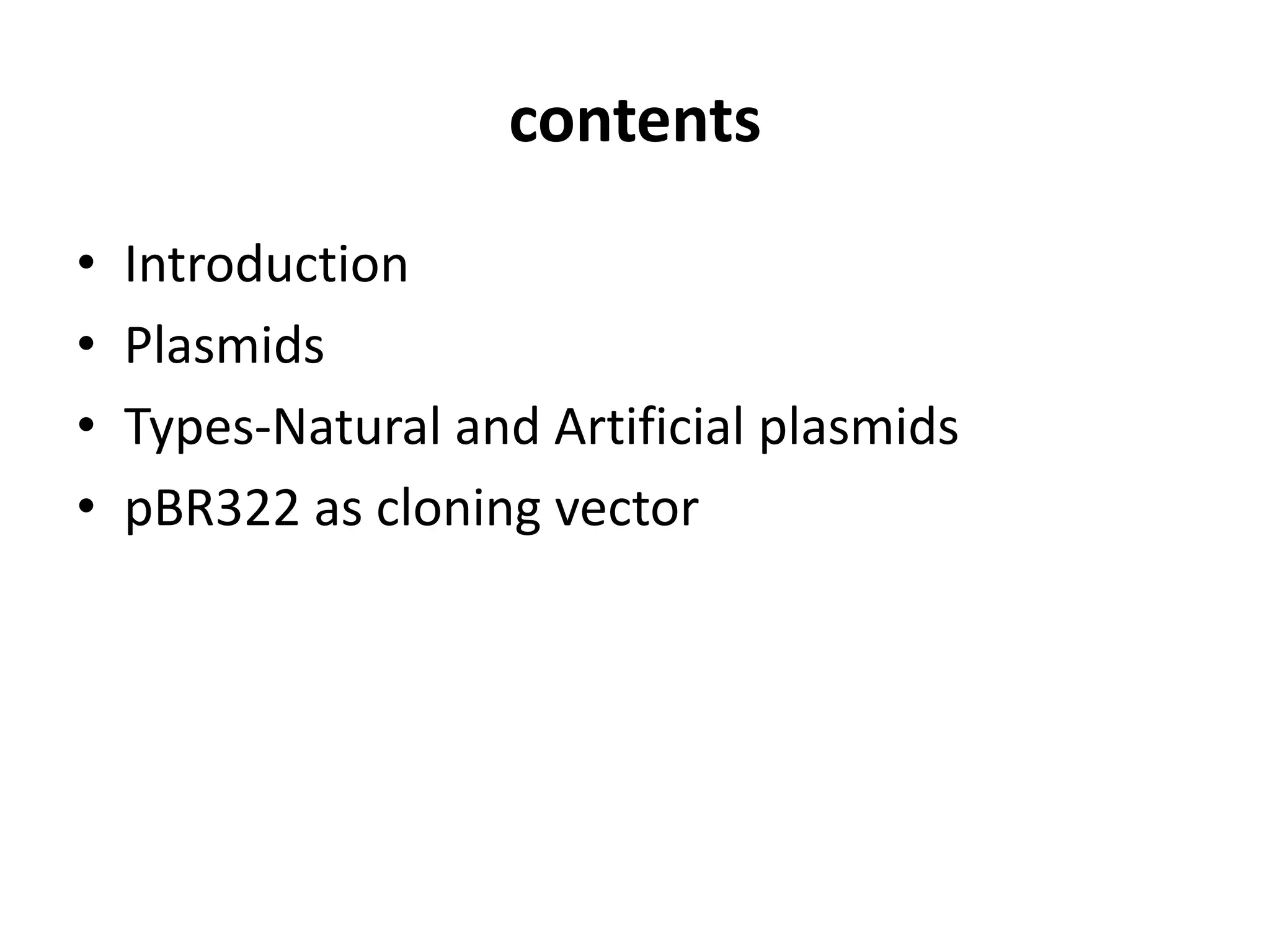 Vectors in recombinant dna technology pBR322 | PPTX