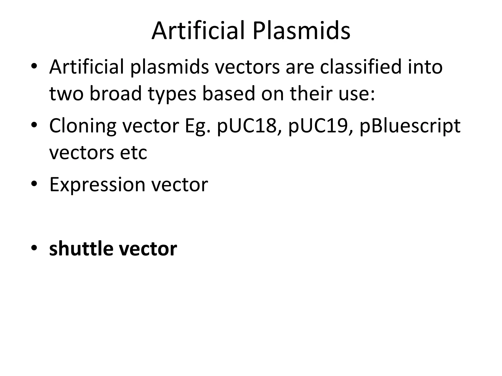 Vectors in recombinant dna technology pBR322 | PPTX