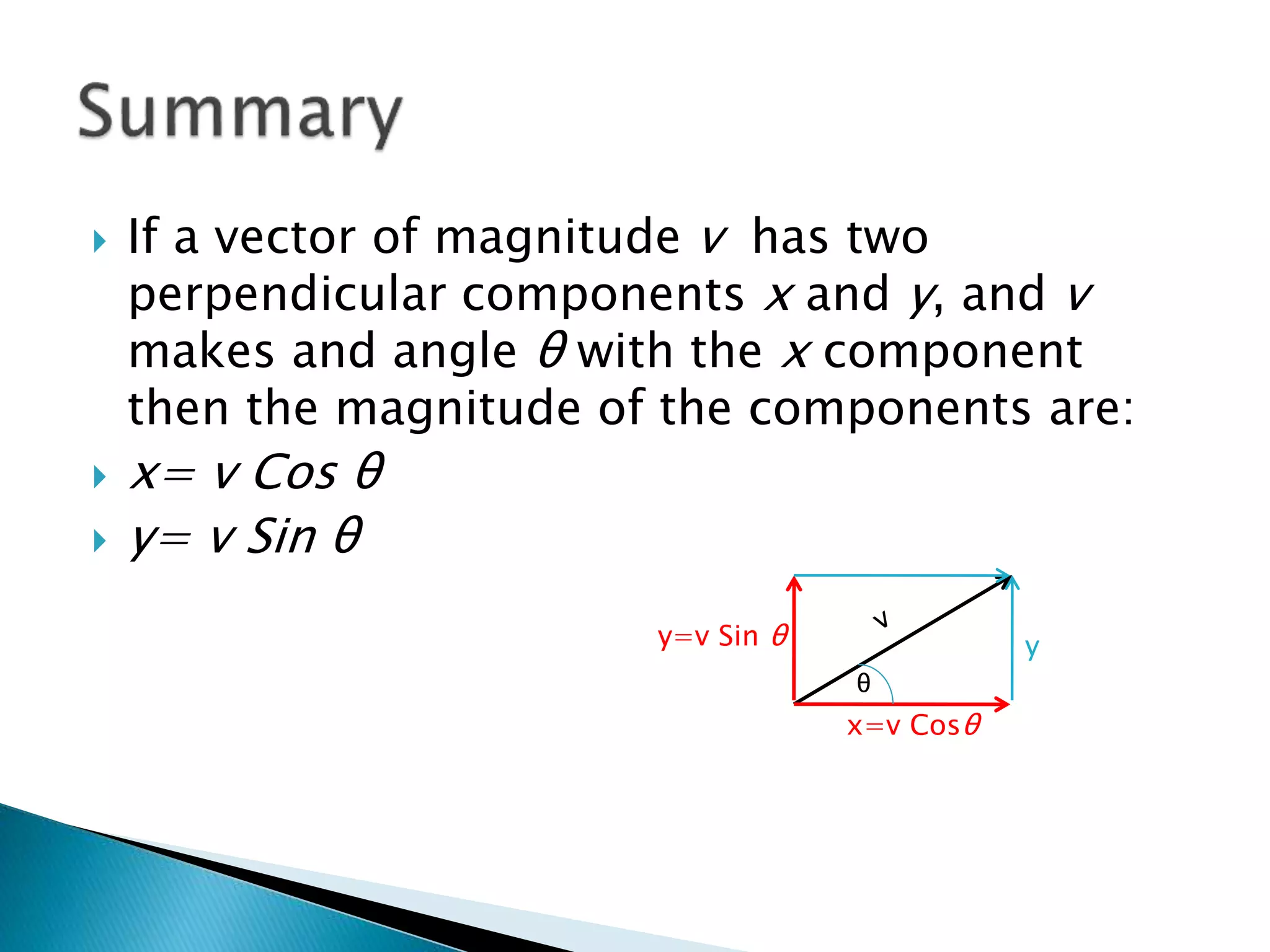Vectors and scalars | PPT