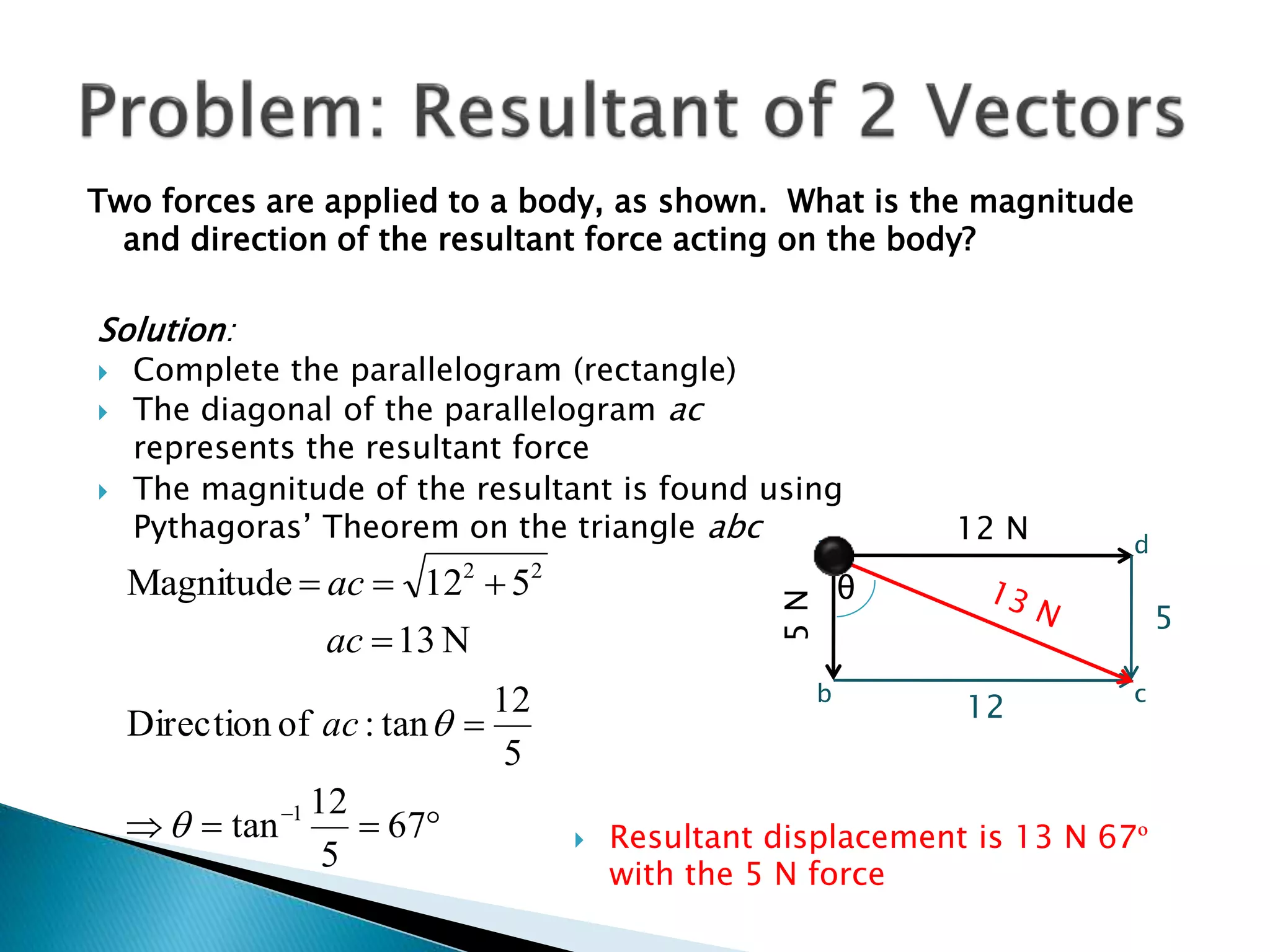 Vectors and scalars | PPT