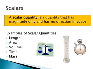 Vectors and scalars | PPT