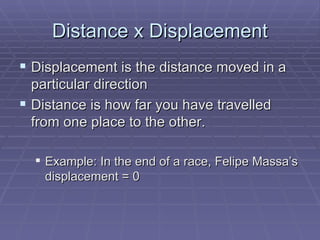 Vectors And Scalars And Kinematics | PPT