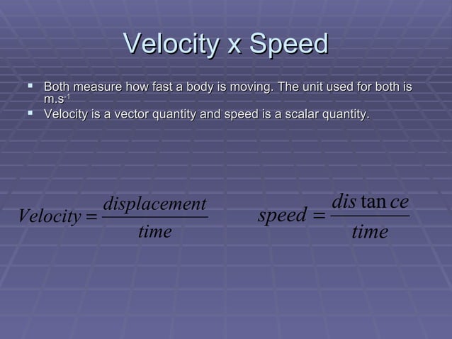 Vectors And Scalars And Kinematics | PPT | Physics | Science