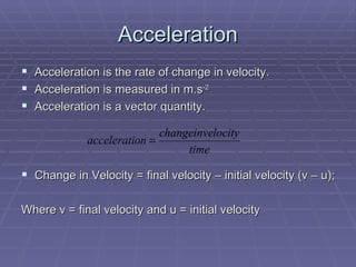 Vectors And Scalars And Kinematics | PPT