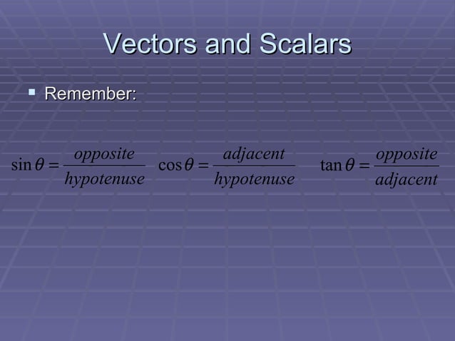 Vectors And Scalars And Kinematics | PPT | Physics | Science