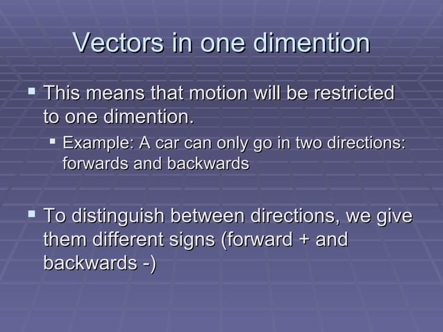 Vectors And Scalars And Kinematics | PPT | Physics | Science