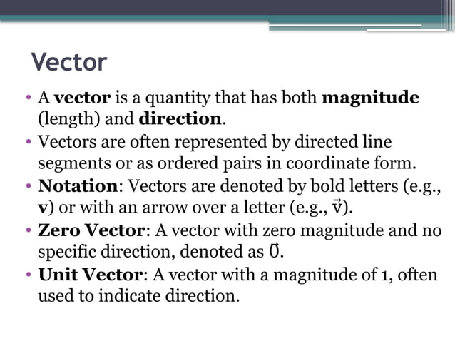 Vectors and Transformation of the Plane.pptx