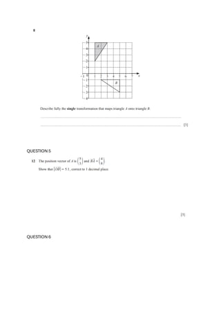VECTORS AND TRANSFORMATIONS MATHS QUESTIONS.pdf