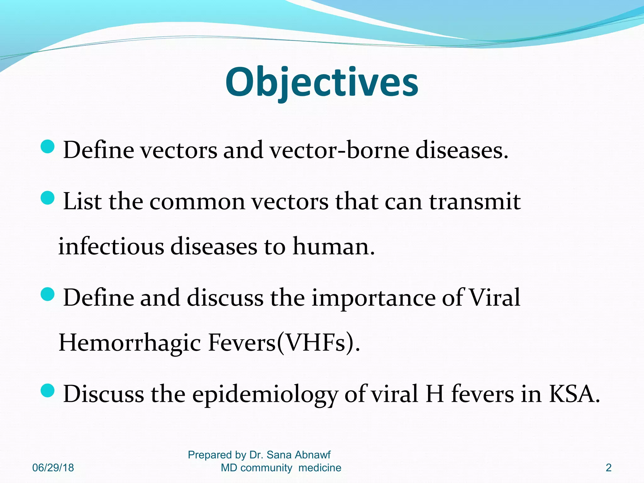 Vectors borne diseases 1 | PPT