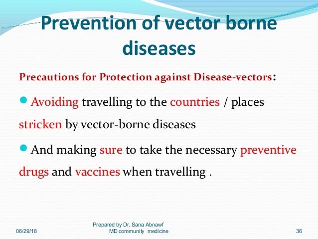 Vectors borne diseases 1
