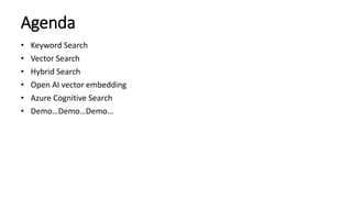 Vector Search using OpenAI in Azure Cognitive Search.pptx