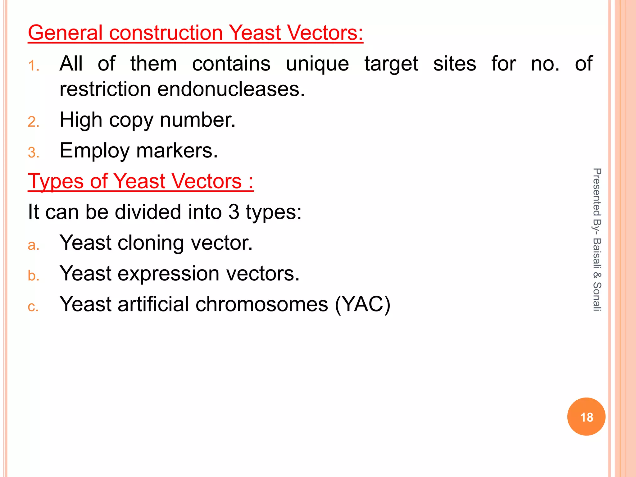 Vectors in biotechnolgy | PPSX