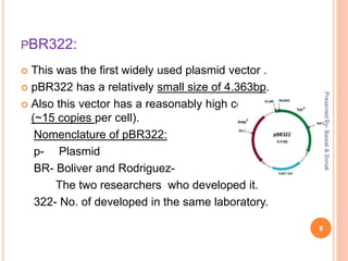 Vectors in biotechnolgy | PPSX