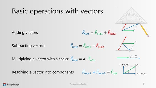 Vectors in mechanics | PPTX | Physics | Science